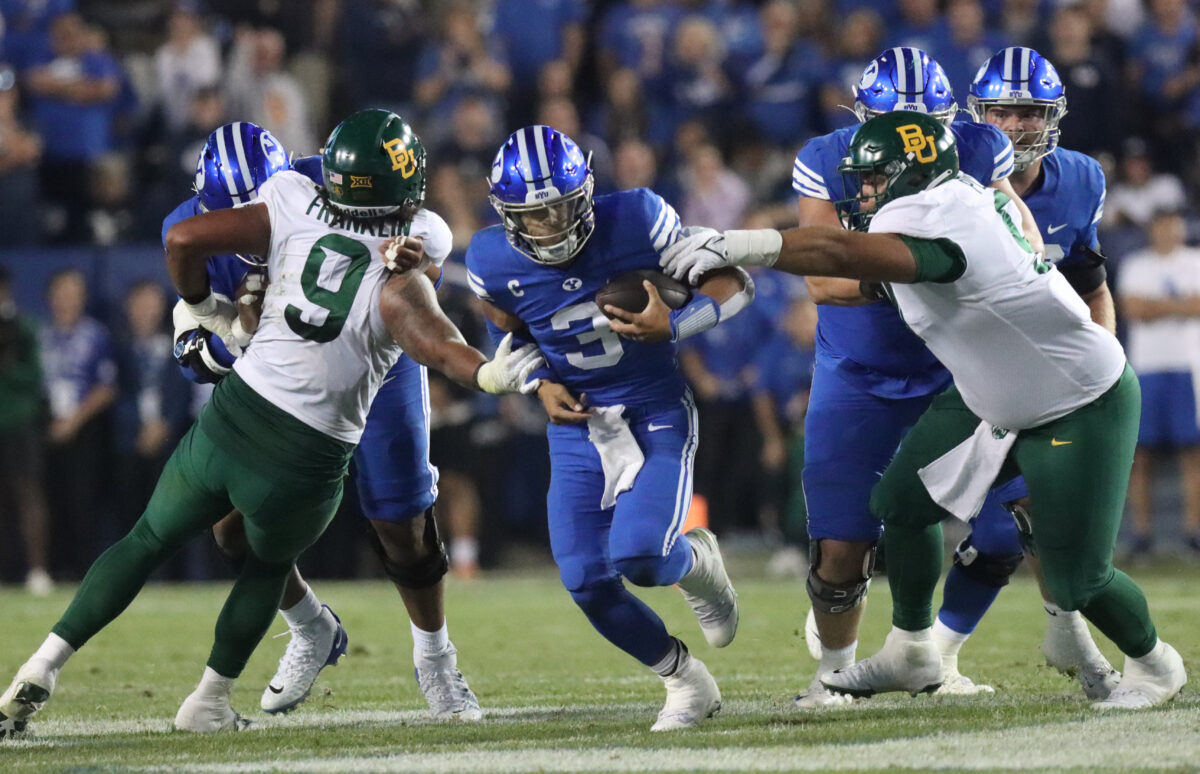 BYU football notes: Former AF star Chase Roberts shines vs. Bears ...